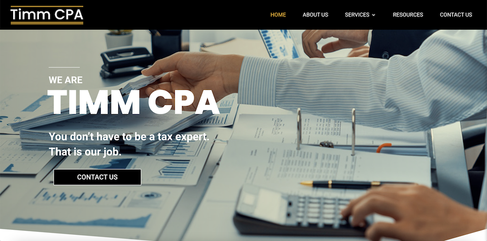 Timm & Timm CPA - Abacus Web Services